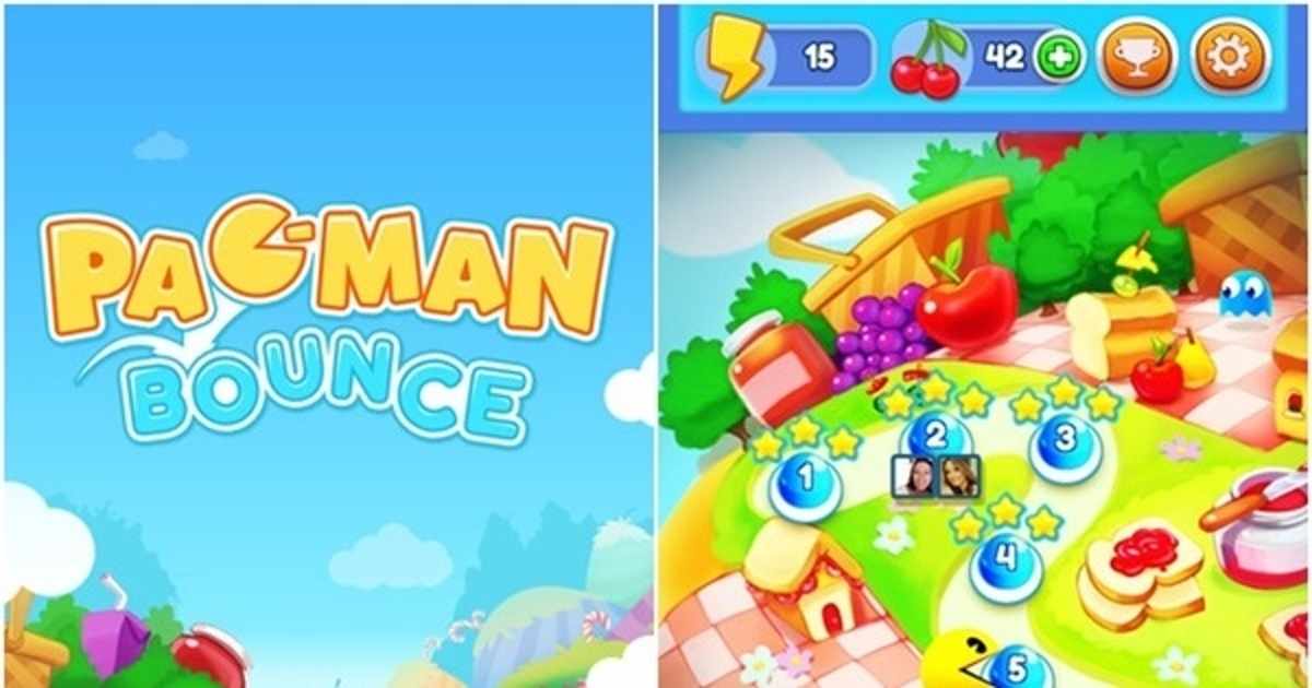 PAC-MAN Bounce - Puzzle Adventure เกมแพ็คแมนตะลุยแดนมหัศจรรย์
